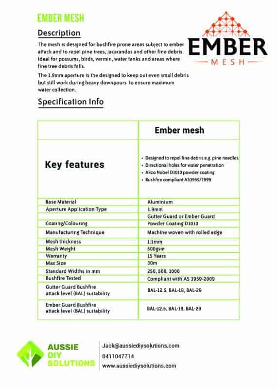 10m Ember Mesh Tile Ember Guard Kit | Aussie DIY Solutions