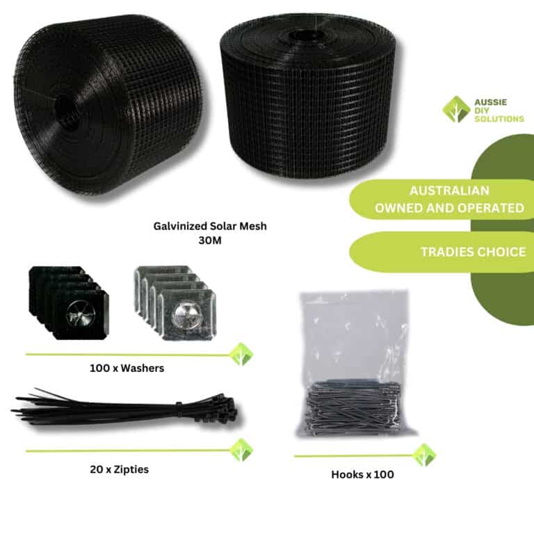 30m Solar Panel Screening Kit | Aussie DIY Solutions
